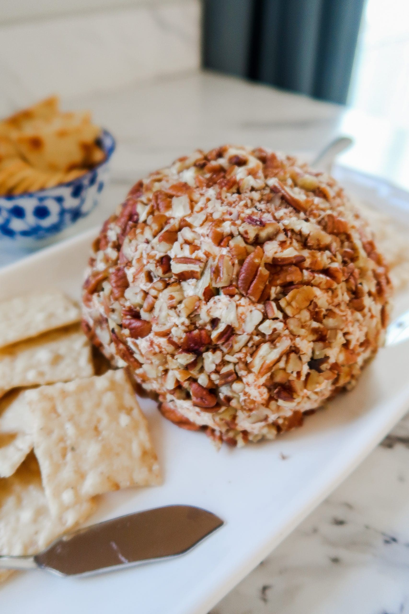 Cheese Ball - Cheddar Cheese And Chive - Wonders Of Cooking