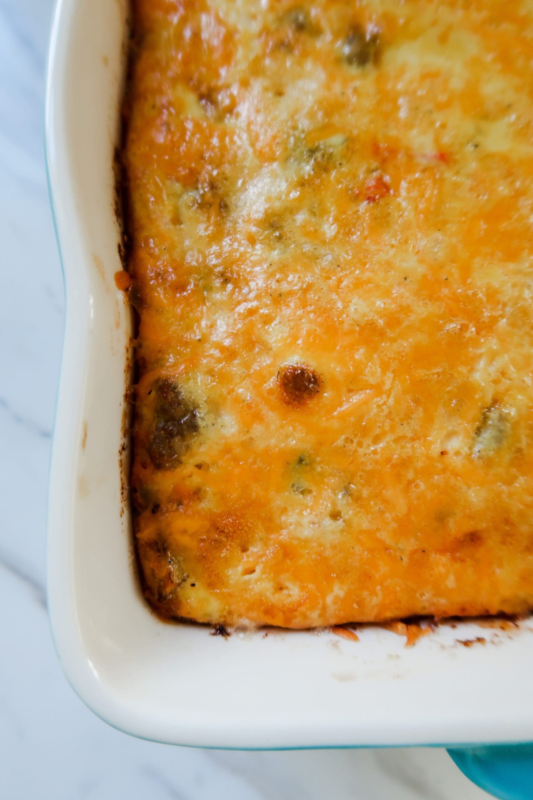Easy Breakfast Casserole | Sausage, Egg, And Cheese