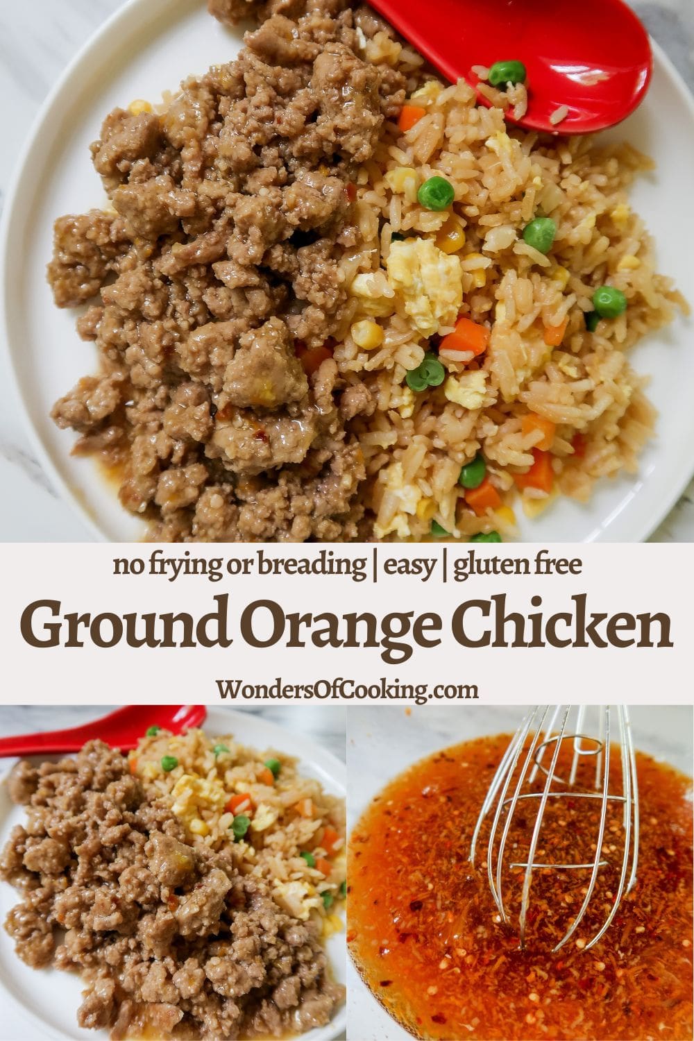 Ground Orange Chicken - Wonders Of Cooking